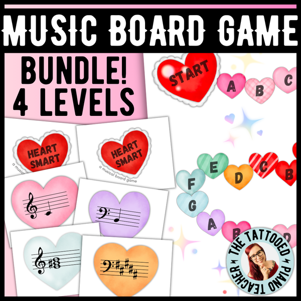Valentine's Day Music Board Game Bundle – The Tattooed Piano Teacher