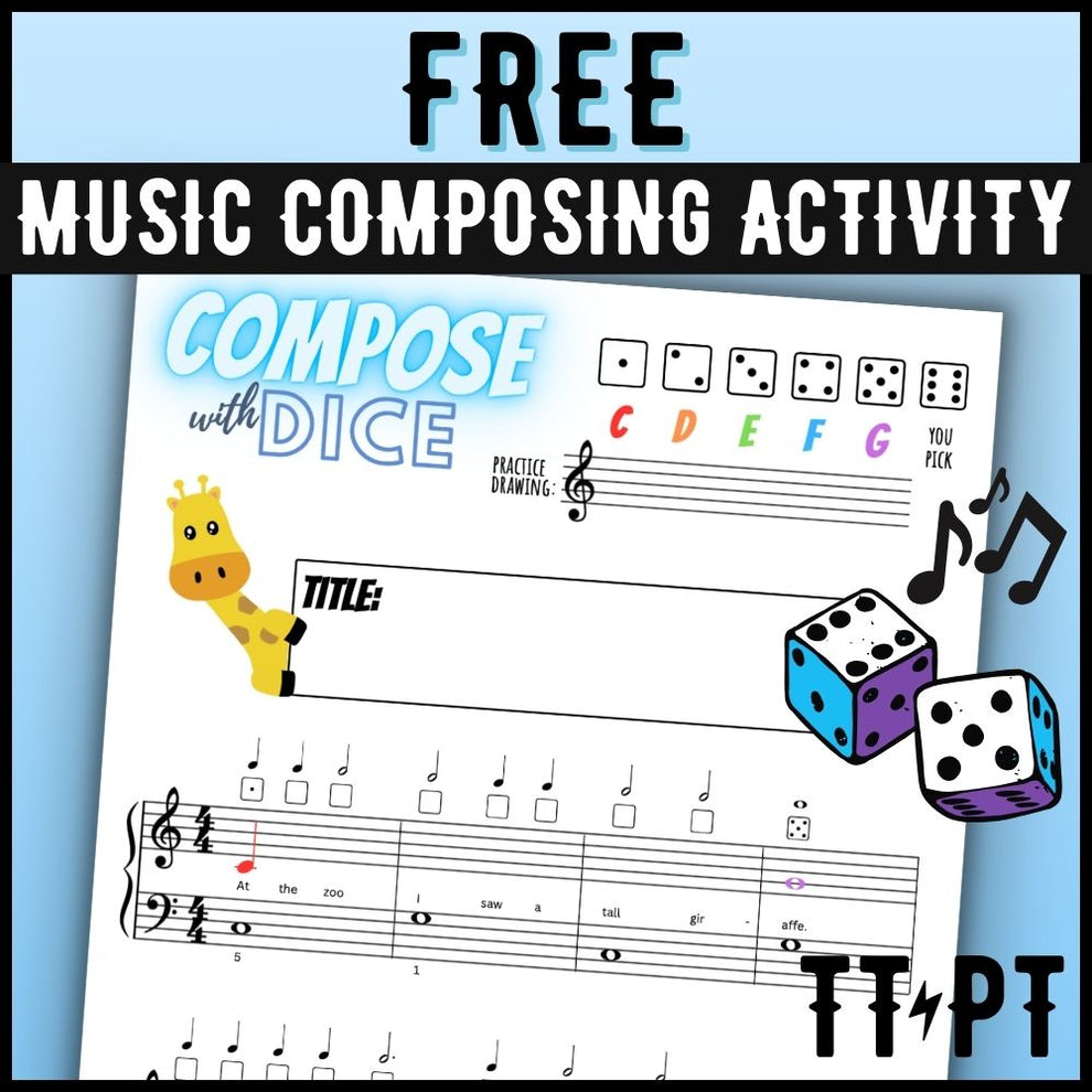 Free Compose with Dice Song – The Tattooed Piano Teacher